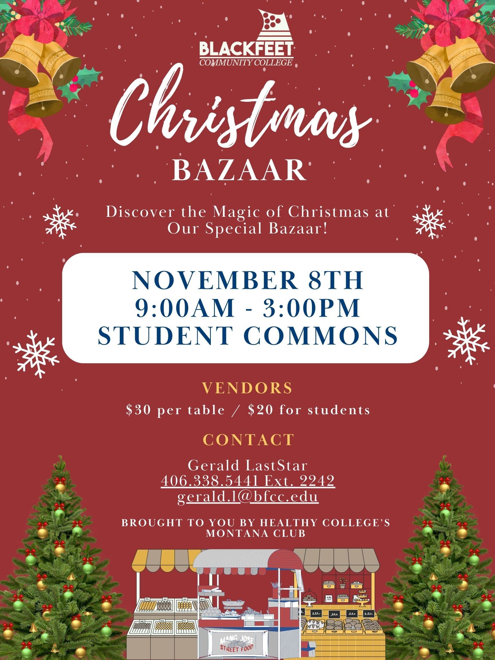 Christmas Bazaar - November 8 | Student Commons